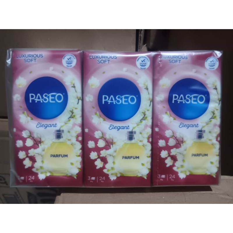 Jual 1 Paket 6 Pcs Tisu Saku Paseo Hanky Standard Perfumed 12 Sheets/24 ...