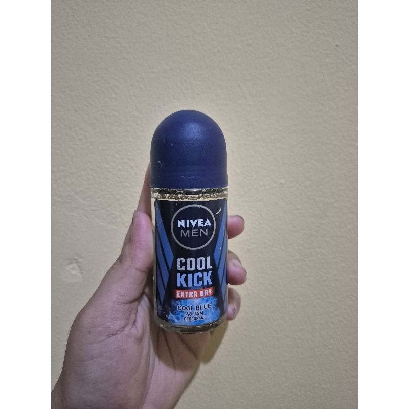 Jual NIVEA MEN Cool Kick Extra Dry Cool Blue Original Deodorant Roll On ...