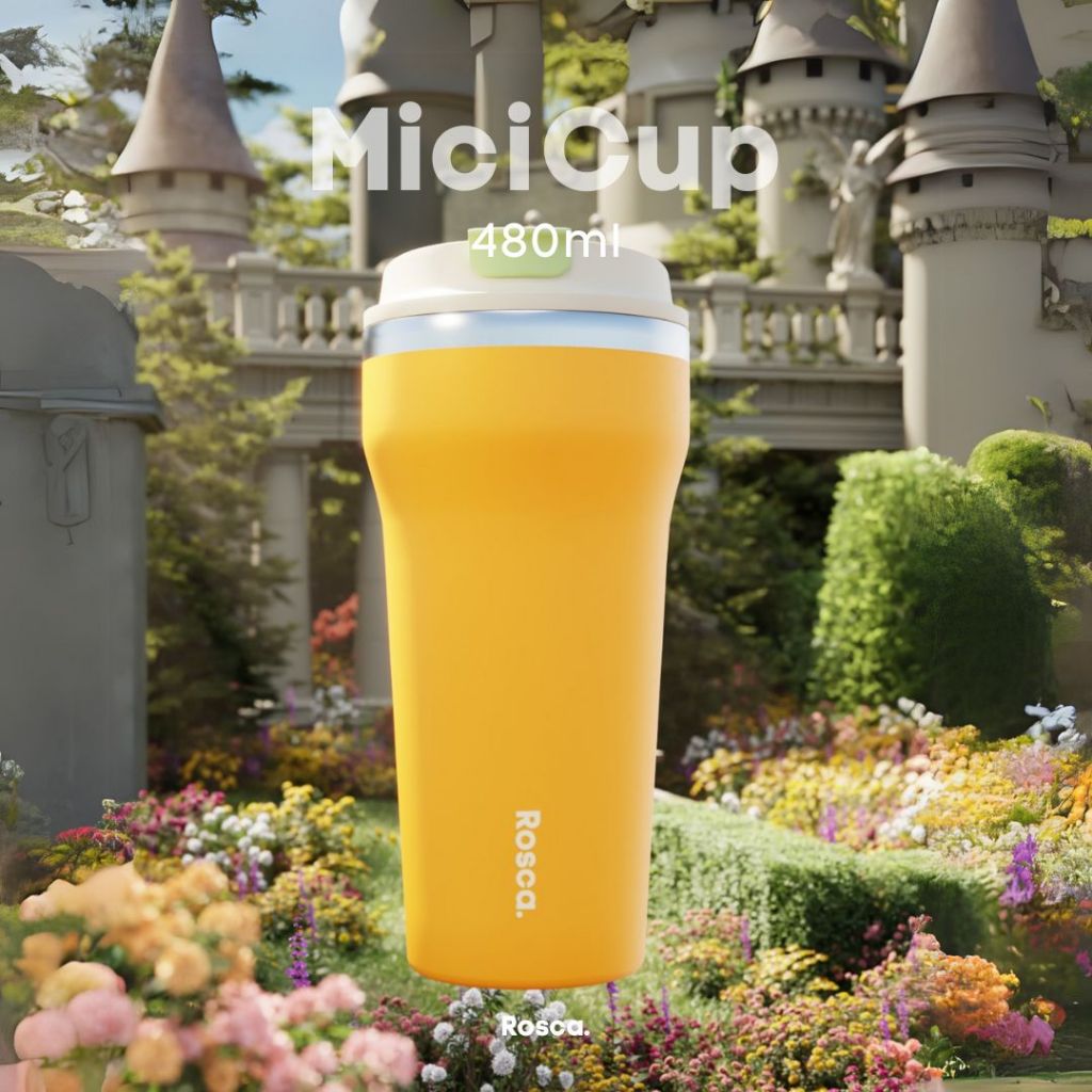 Jual Rosca MICICUP Tumbler Kopi Stainless 480ml Liter Botol Minum 480ml ...