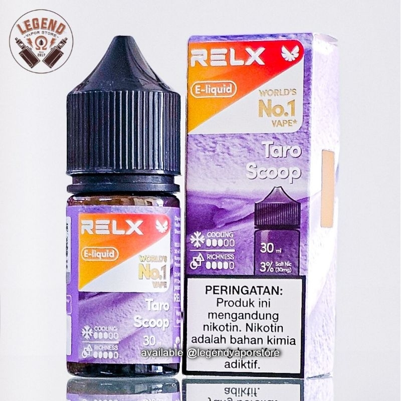 Jual SALT NIC - LIQUID RELX Taro Scoop 30ML 30MG AUTHENTIC | Shopee ...
