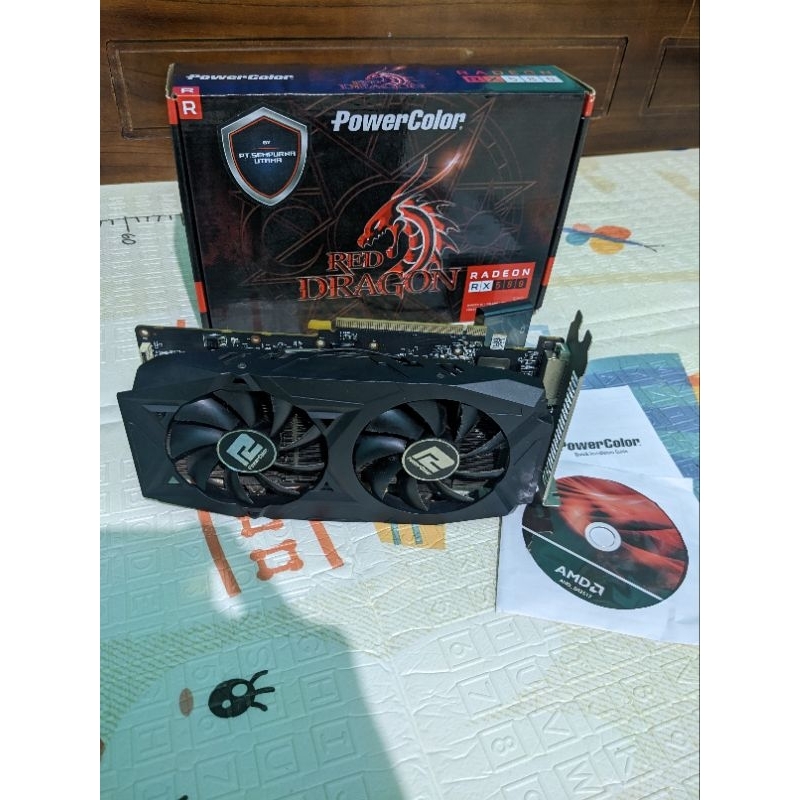 Jual VGA POWERCOLOR RX 580 8GB DDR5 | Shopee Indonesia