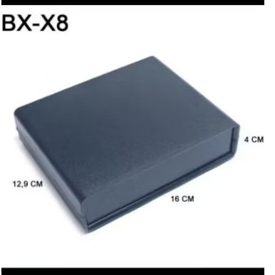 Jual Box x8 hitam plastik box untuk project box kosong elektronika ...