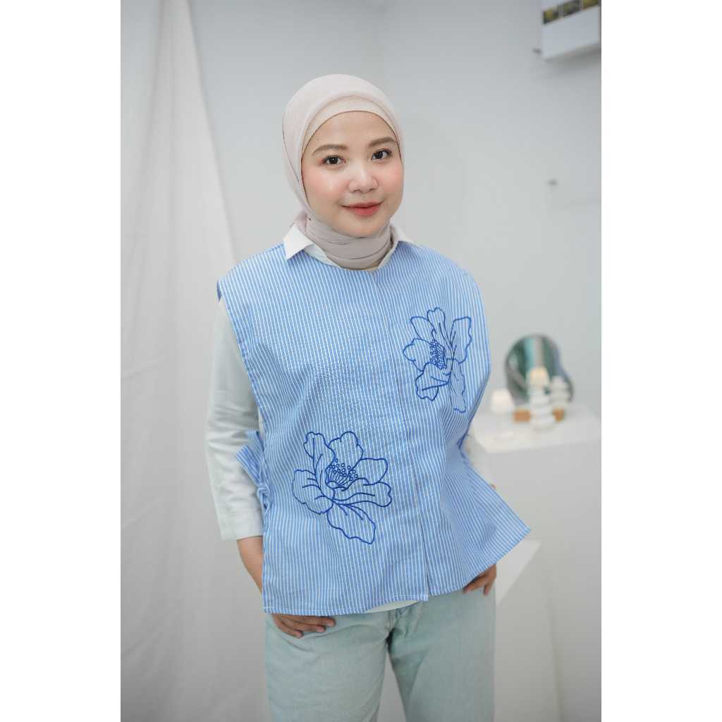 Jual Omyka - Vest Moana Kancing Tengah | Shopee Indonesia