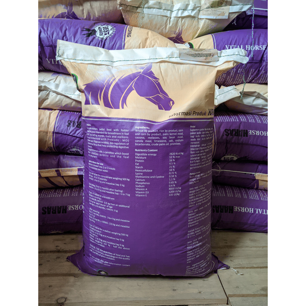 Jual HARAS VITAL HORSE PAKAN KUDA | Shopee Indonesia