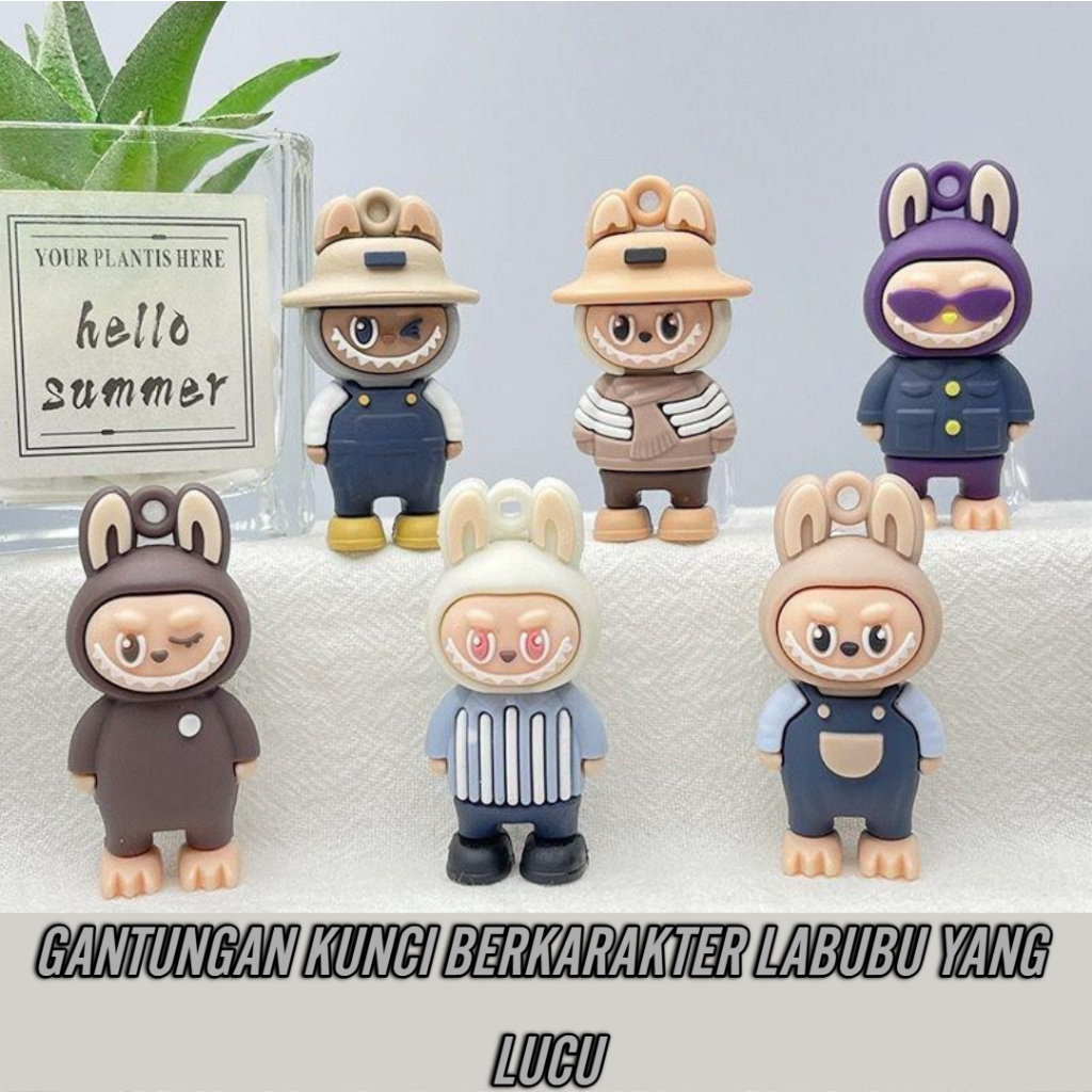 Jual GANTUNGAN KUNCI MEWAH LABUBU / GANTUNGAN KUNCI LIONTIN LABUBU ...