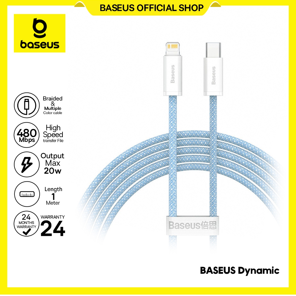 Jual Baseus Kabel Data Dynamic Series Fast Charging Type C To Ip 20w 2m