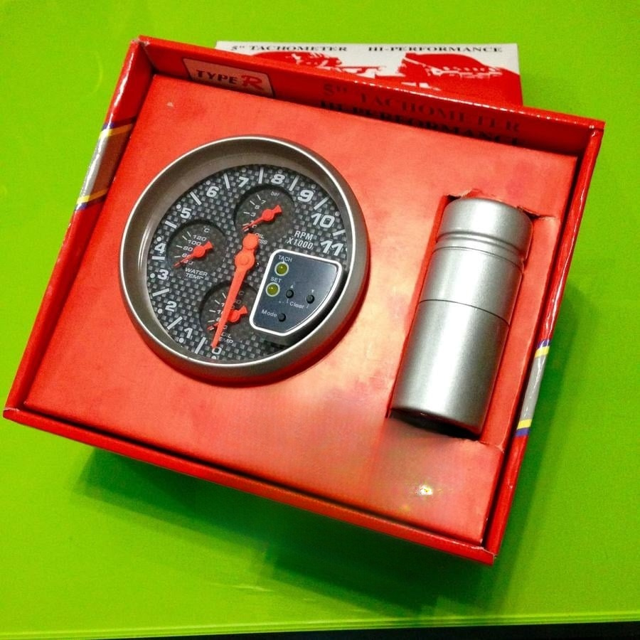 Jual TACHOMETER Type R 4 in 1 Gauge | Shopee Indonesia