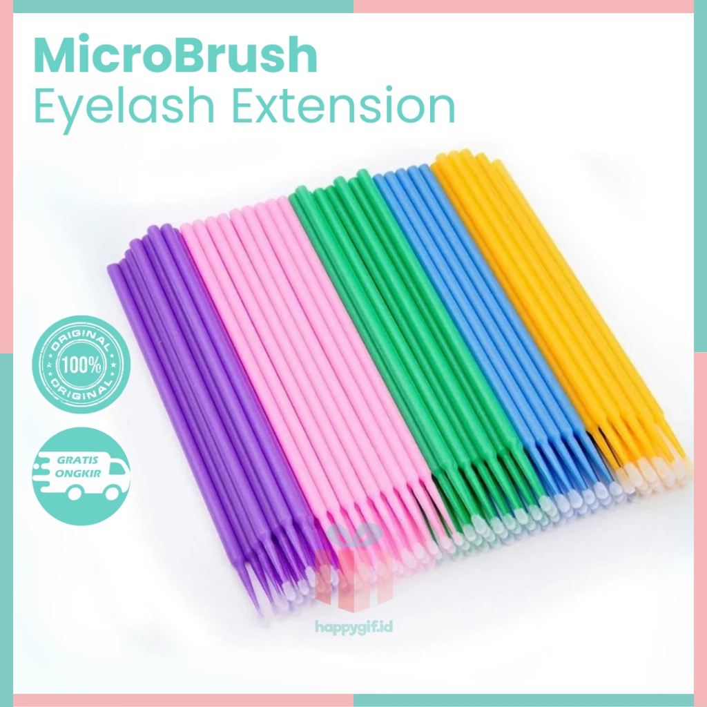 Jual Microbrush Microbuds Eyelash Extension MicroApplicator Disposable ...