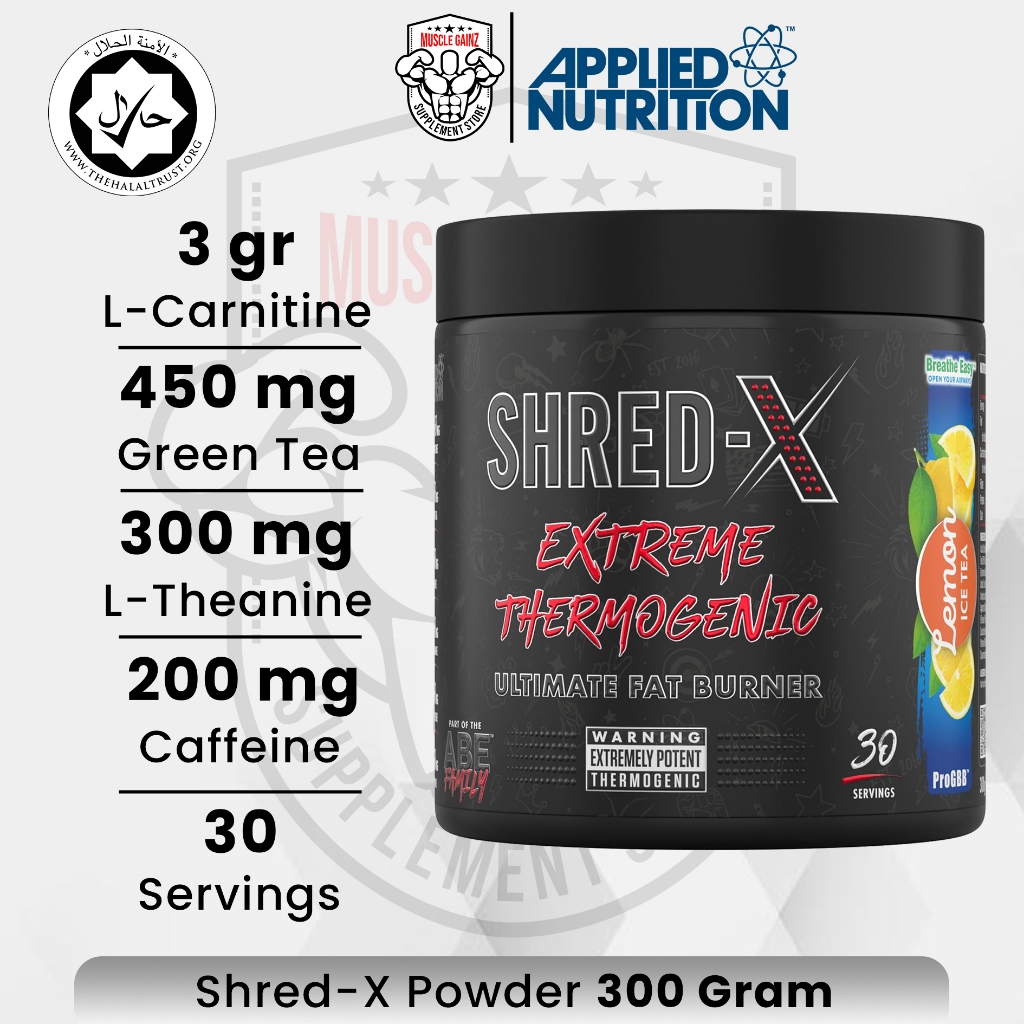 Jual Applied Nutrition Shred-X Powder 300 Gram Ultimate Fat Burner ...