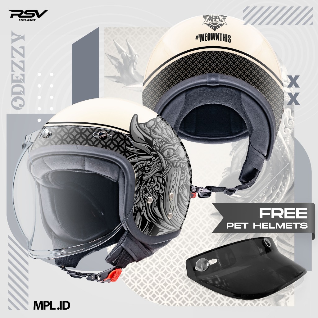 Jual RSV Helmets x MPL ID Exclusive Collaboration - Helm RSV Classic ...