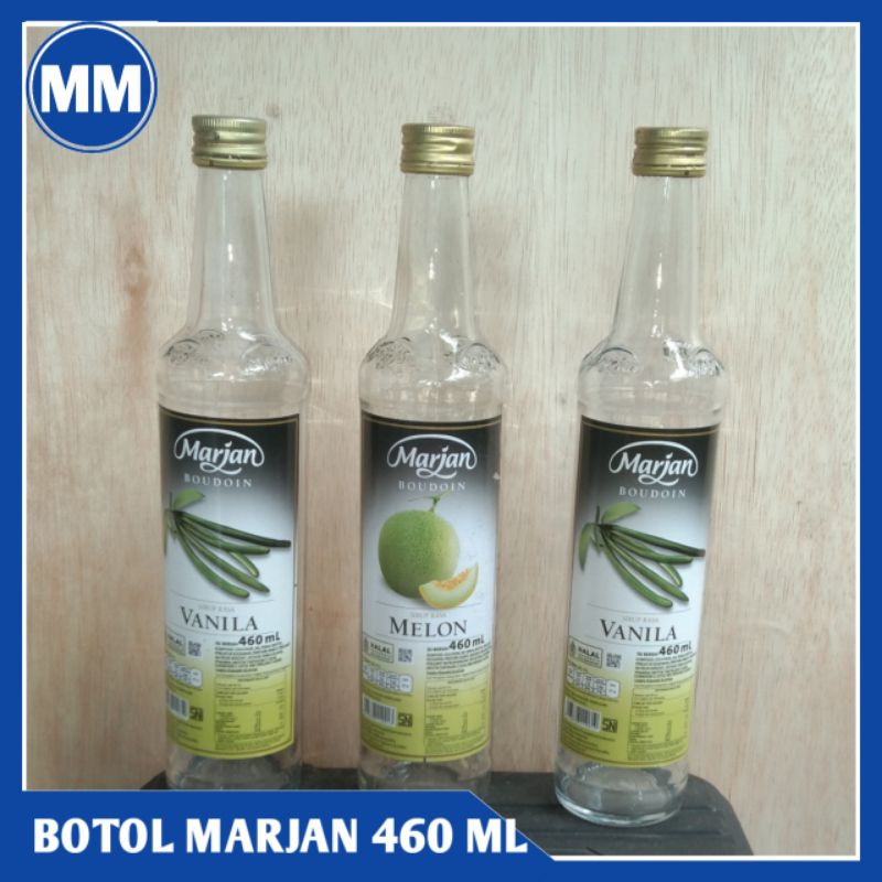 Jual Botol Kaca Botol Kosong Marjan 460 ML | Shopee Indonesia