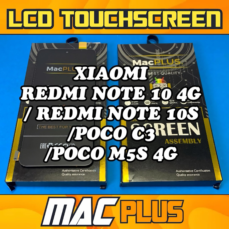 Jual LCD TOUCHSCREEN REDMI NOTE 10 4G / REDMI NOTE 10S / POCO C3 / POCO ...