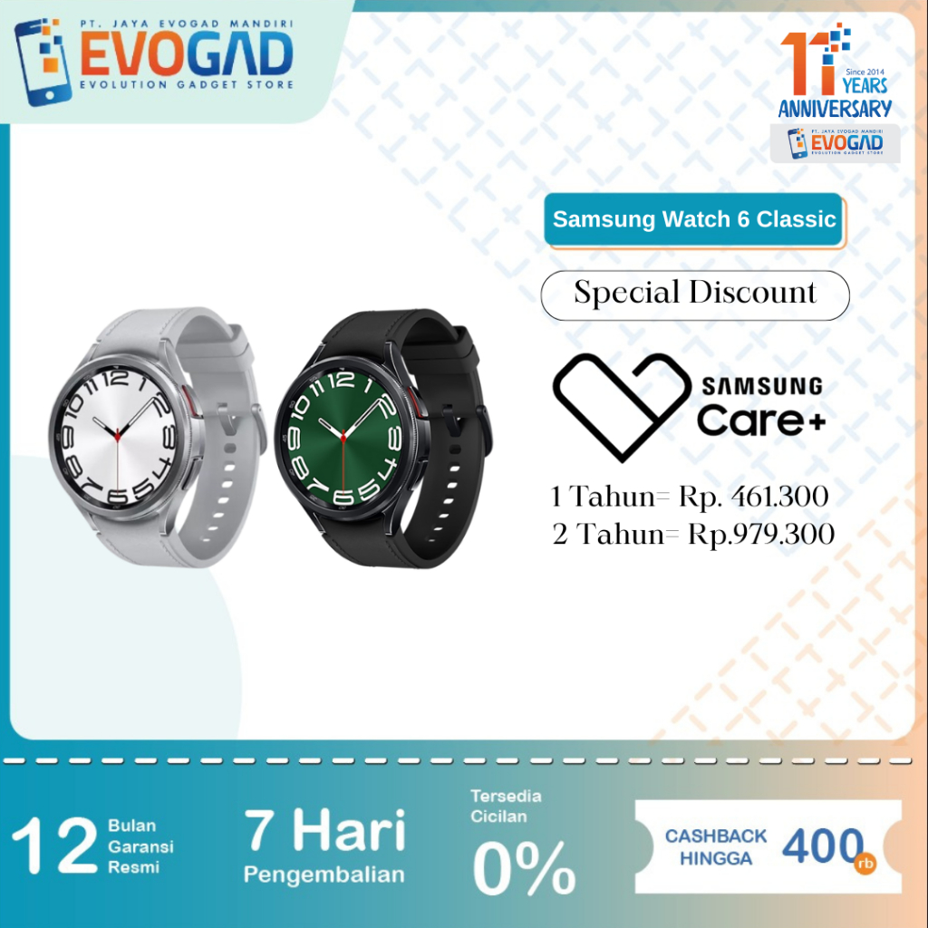 Jual Samsung Galaxy Watch6 Classic 43mm | Watch 6 Classic 47mm ...
