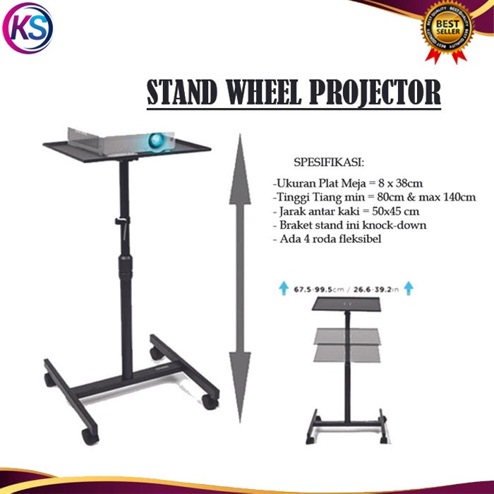 Jual STAND TATAKAN PROYEKTOR STANDING KAKI PROJEKTOR INFOCUS MEJA ...