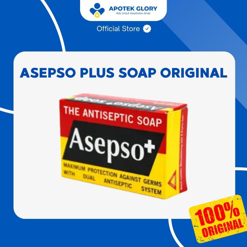 Jual ASEPSO PLUS SOAP ORIGINAL SABUN BATANG ANTISEPTIC 80GR | Shopee Indonesia