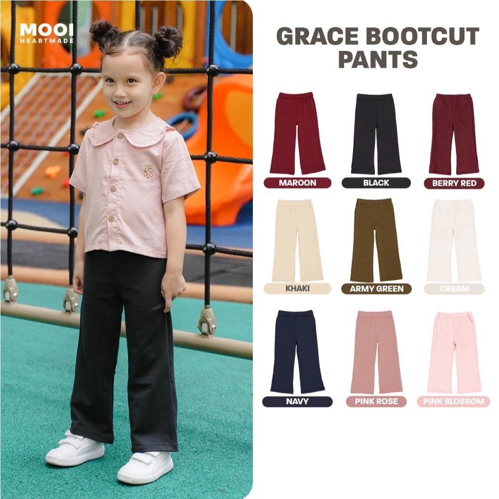Jual MOOI Carla Longpants 1-10 Tahun Kyla Flared Pants / GRACE BOOTCUT PANTS Celana Panjang Anak ...
