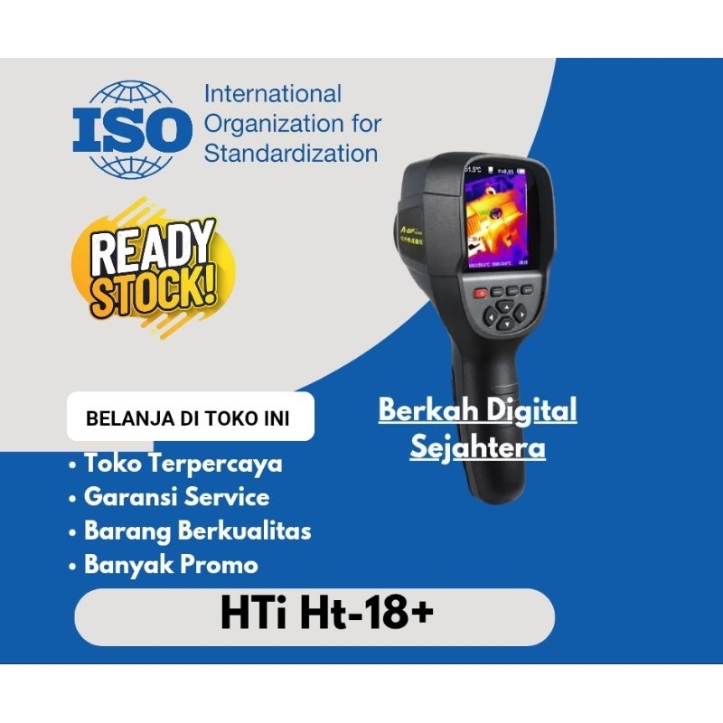 Jual HTI HT-18+ Plus Infrared Thermal Imager Camera 256×192 Imaging Camera For Contruction ...