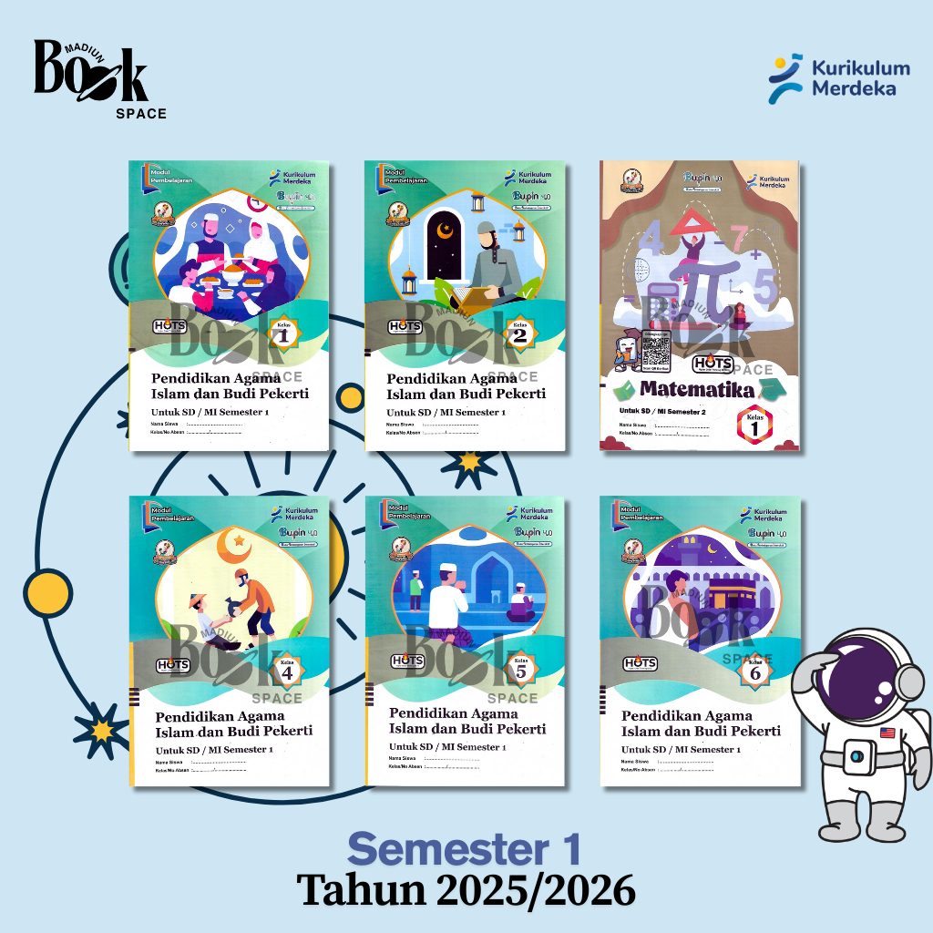 Jual Buku LKS Kelas 1 2 3 4 5 6 SD PAIBP Pendidikan Agama Islam Bupin; Semester 1 T.A 2025-2026 ...