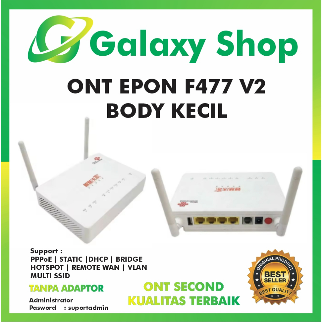 Jual Ont Epon F477 V2.0 Second Non Adaptor | Shopee Indonesia