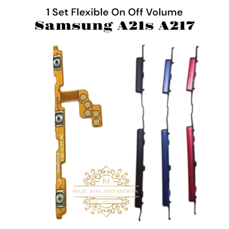 Jual Flexible + Tombol Luar On Off + Volume Samsung A21S A217 Satu Set Original | Shopee Indonesia
