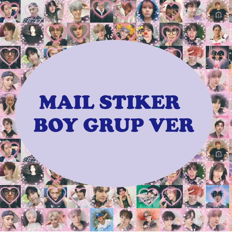 Jual (isi 120pcs) WAJIB BACA DESK stiker freebies K-Pop / mail stiker ...