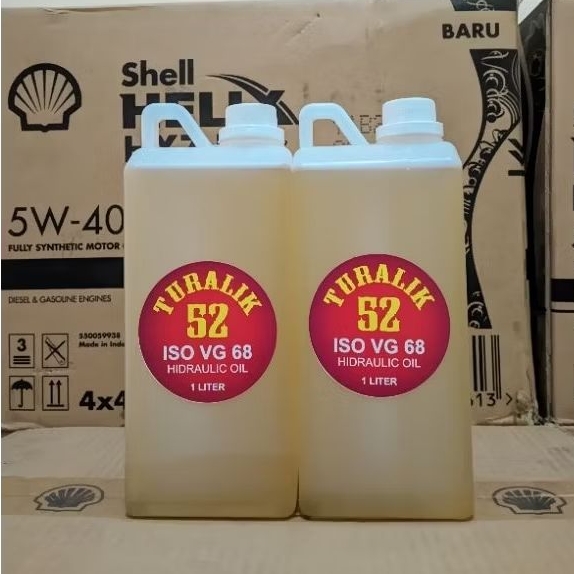 Jual Oli Hidrolik SAE 10 PER 1 LITER ISO VG 68 TURALIK 52 DONGKRAK ...