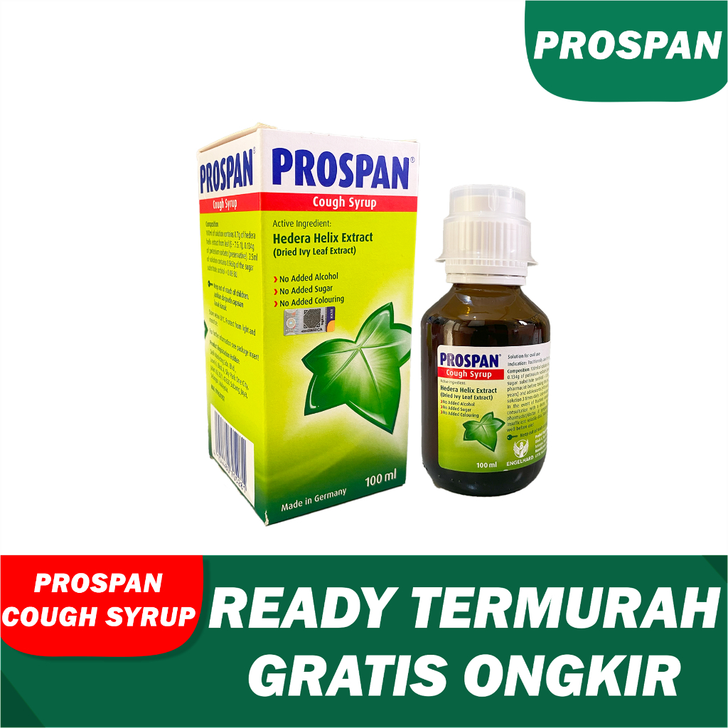 Jual PROSPAN 100ML COUGH SYRUP DEWASA DAN ANAK (1TAHUN KEATAS) ORIGINAL READY STOCK !!! | Shopee ...