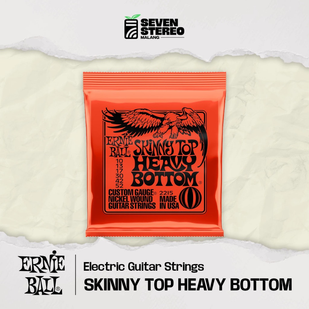 Jual Ernie Ball 2215 Skinny Top Heavy Bottom Electric Guitar String | Shopee Indonesia