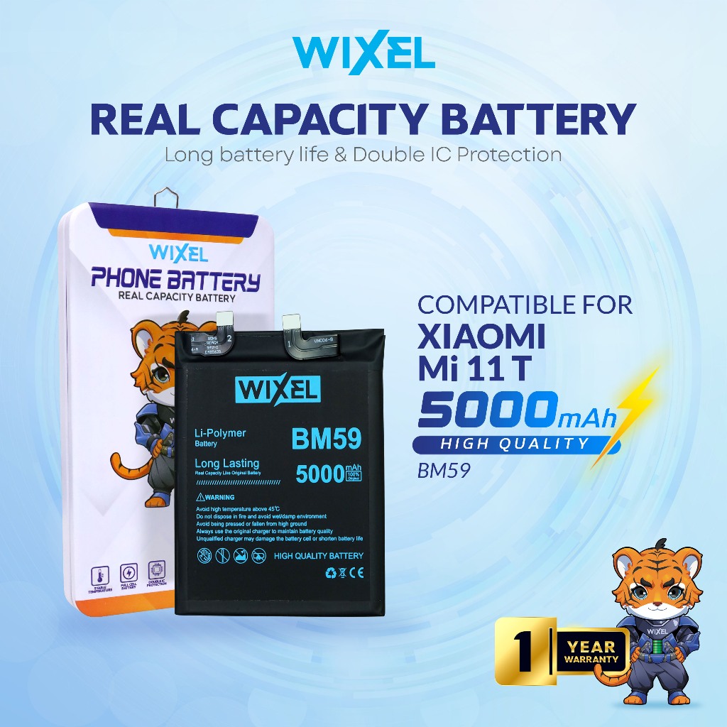 Jual WIXEL Baterai BM59 XiaoMi Mi 11T Mi11T Real Capacity Batre Batrai ...