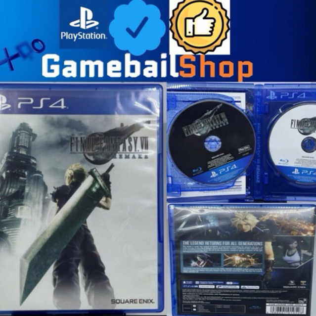 Jual PS4 Game - Final Fantasy 7 FF7 VII Remake ( Reg 3 Asia / 2 / English ) KASET GAME BD PS4 ...