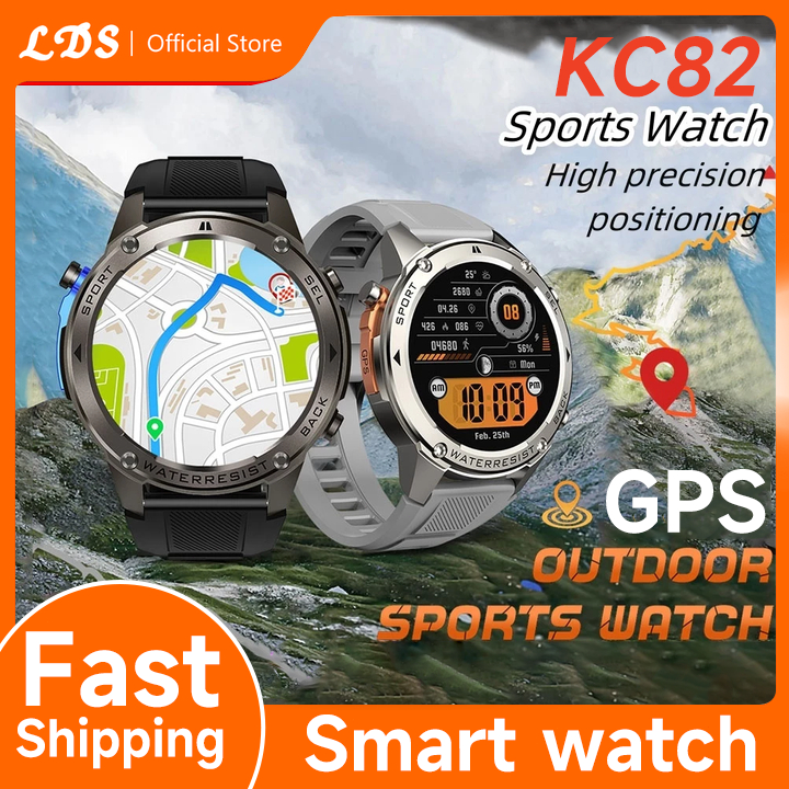 Jual LDS KC82 Smartwatch GPS Map | 1.45 Amoled | 5ATM Waterproof ...
