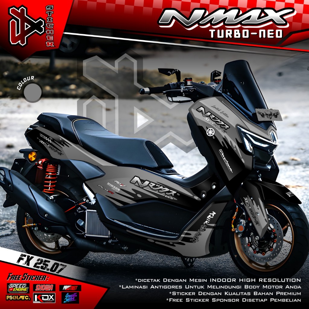 Jual (COD) TERBARU Decal Stiker Motor Yamaha Nmax TURBO NEO S New 2024 ...
