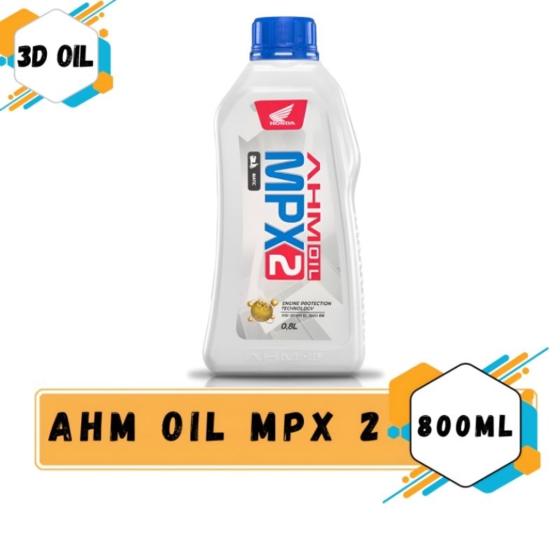 Jual Oli Motor AHM MPX2 MATIC 800ml 0,8L Original | Shopee Indonesia