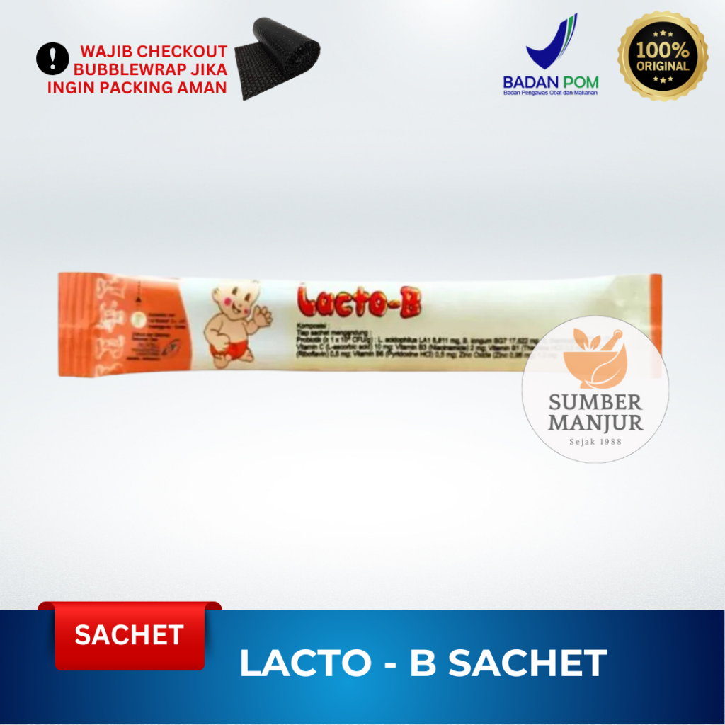 Jual LACTO B PCS PROBIOTIK BAYI DAN ANAK-ANAK | Shopee Indonesia