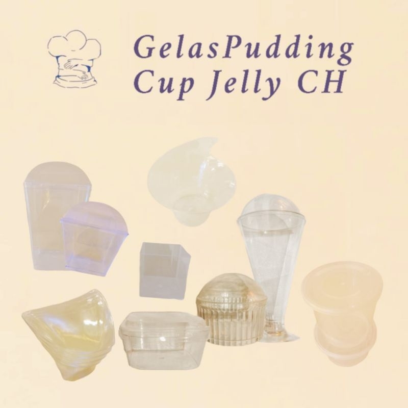 Jual CH Gelas Pudding / Gelas Jelly Pudding / Gelas Tiramisu / Gelas ...