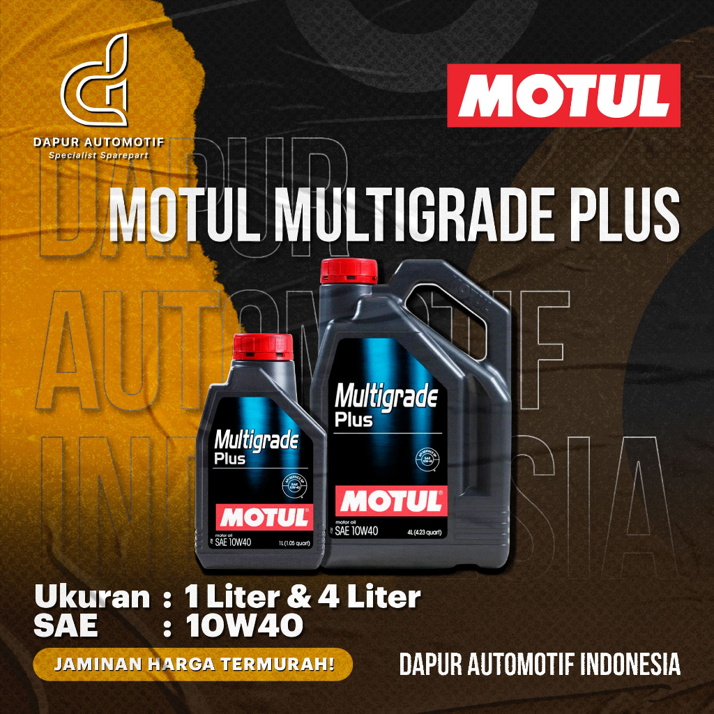 Jual Oli Mobil Motul Multigrade Plus | Shopee Indonesia