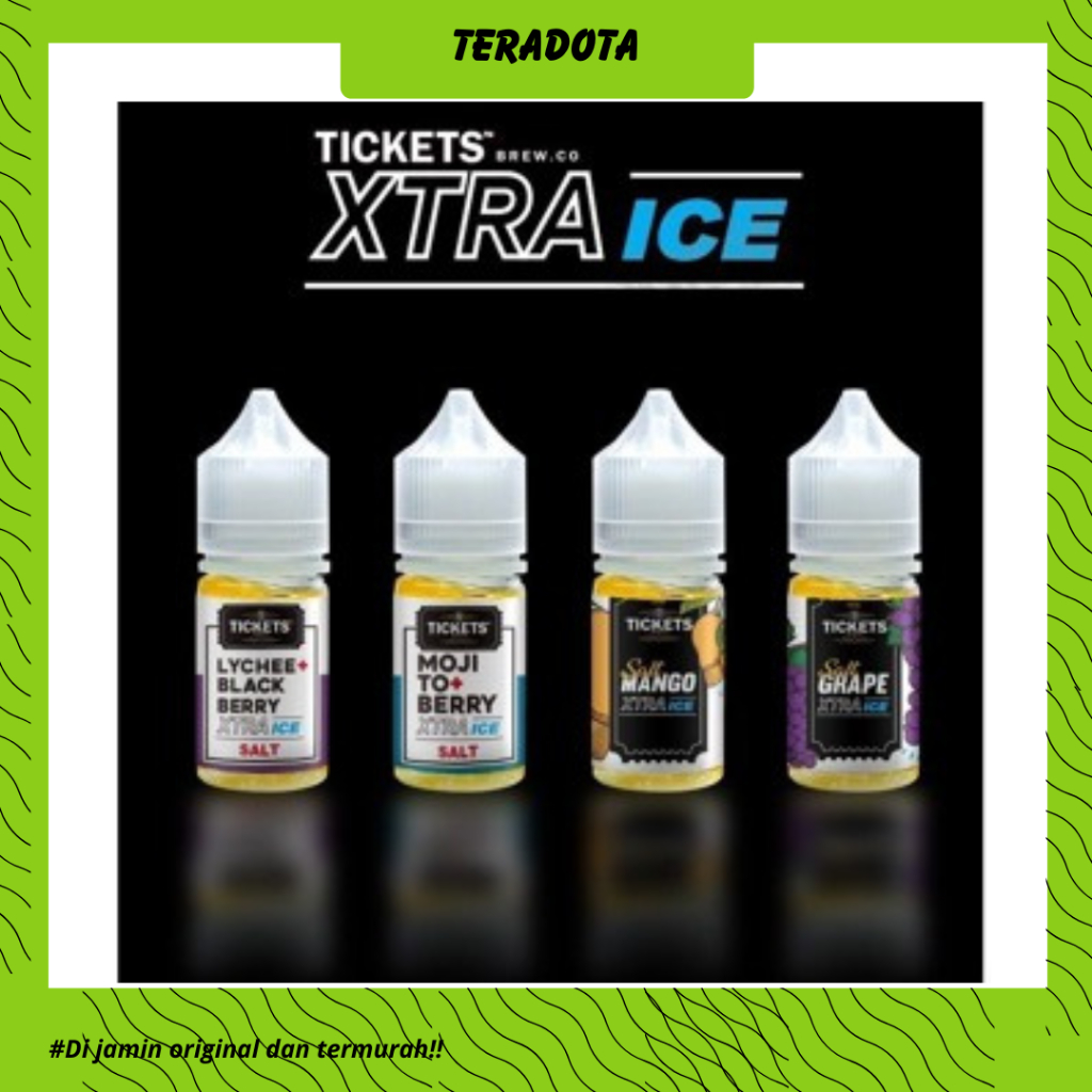 Jual EJM TICKET SERIES EXTRA ICE SALT NIC 25MG 30ML AUTHENTIC BY EJM ...