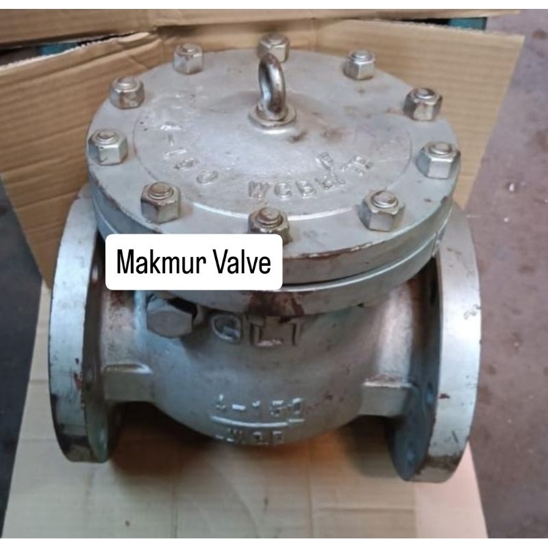 Jual SWING CHECK VALVE GLT A216 WCB ANSI 150 DN150 / 6" | Shopee Indonesia