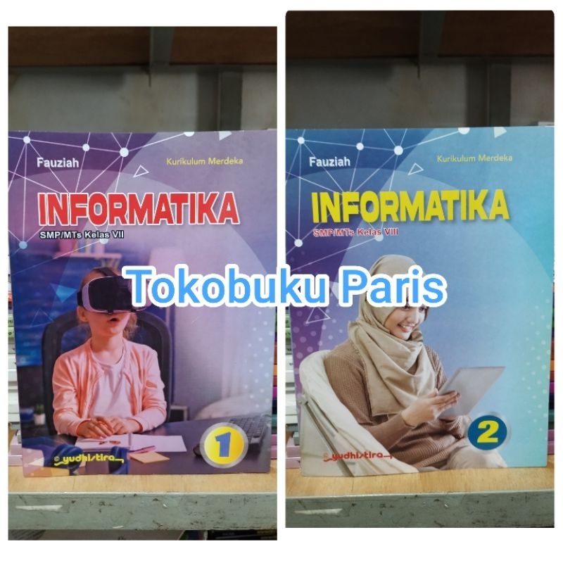 Jual ORI Buku Informatika TIK Edisi REVISI SMP MTs Kelas 1 7 VII, 2 8 VIII Kurikulum Merdeka ...