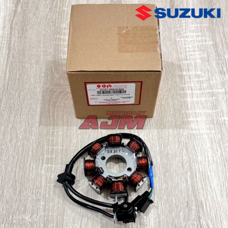 Jual SPULL SATRIA FU STATOR ASSY RAIDER FU 150 CARB ORIGINAL SGP 32101-25G10 | Shopee Indonesia