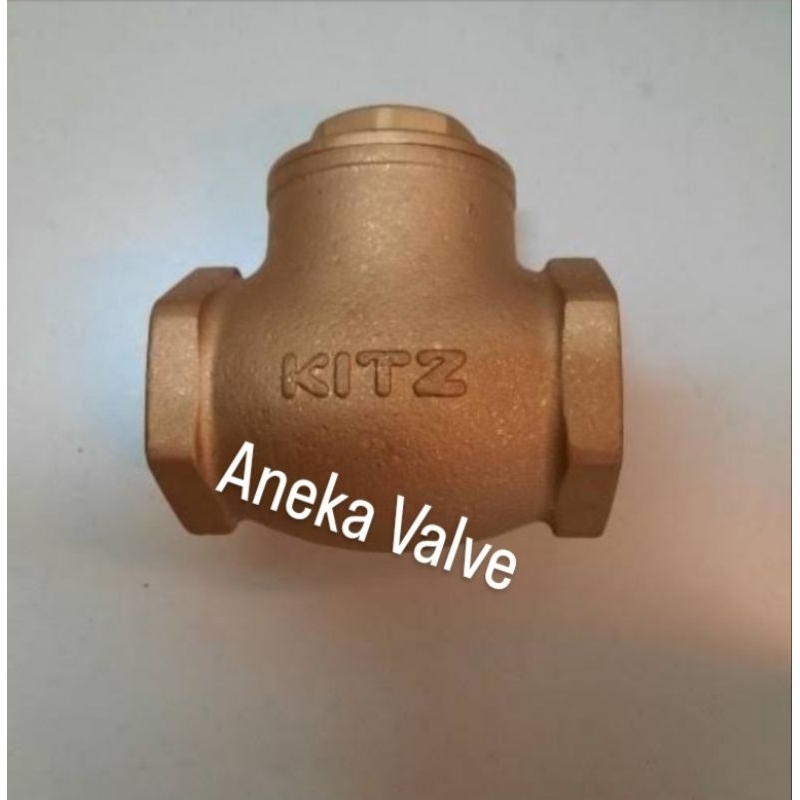 Jual SWING CHECK VALVE KITZ KUNINGAN DRAT 1 1/4" | Shopee Indonesia