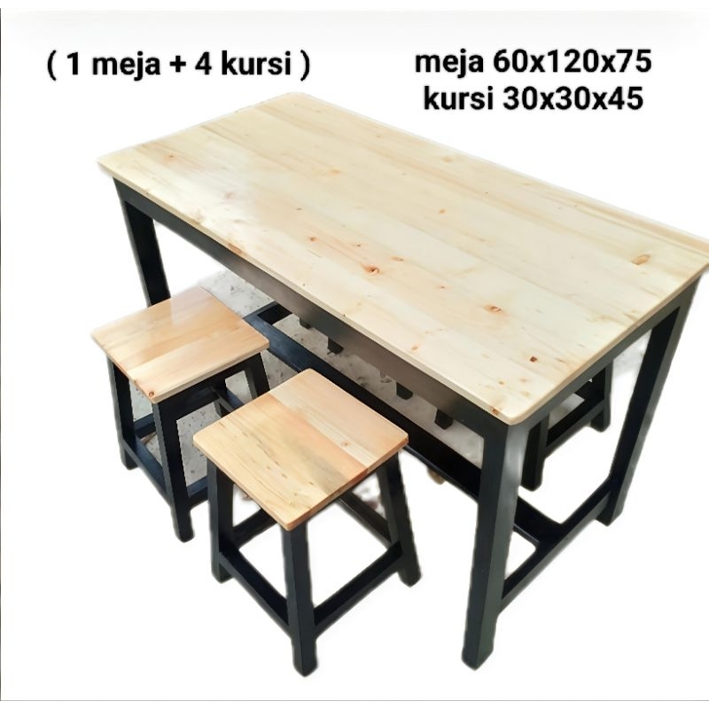 Jual Meja set Meja makan | meja CAFFE | meja restoran | Shopee Indonesia