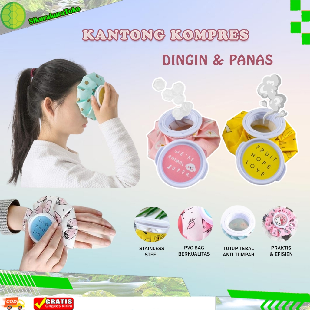 Jual (skr) Kantong Kompres Ice Bag Hot Pack 6 Inch 15 cm cold compress ...