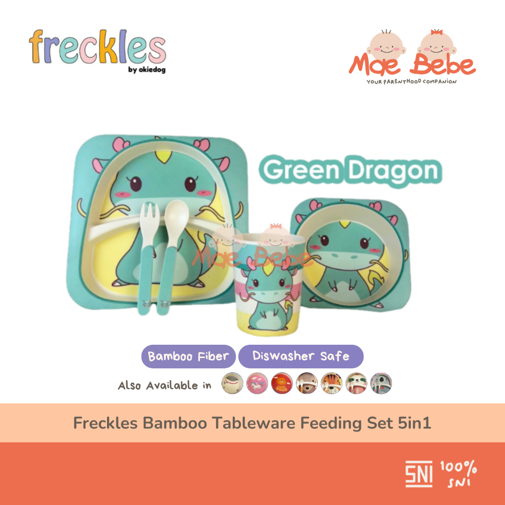 Jual Freckles Tableware Feeding Set Tempat Makan Anak Set | Shopee Indonesia