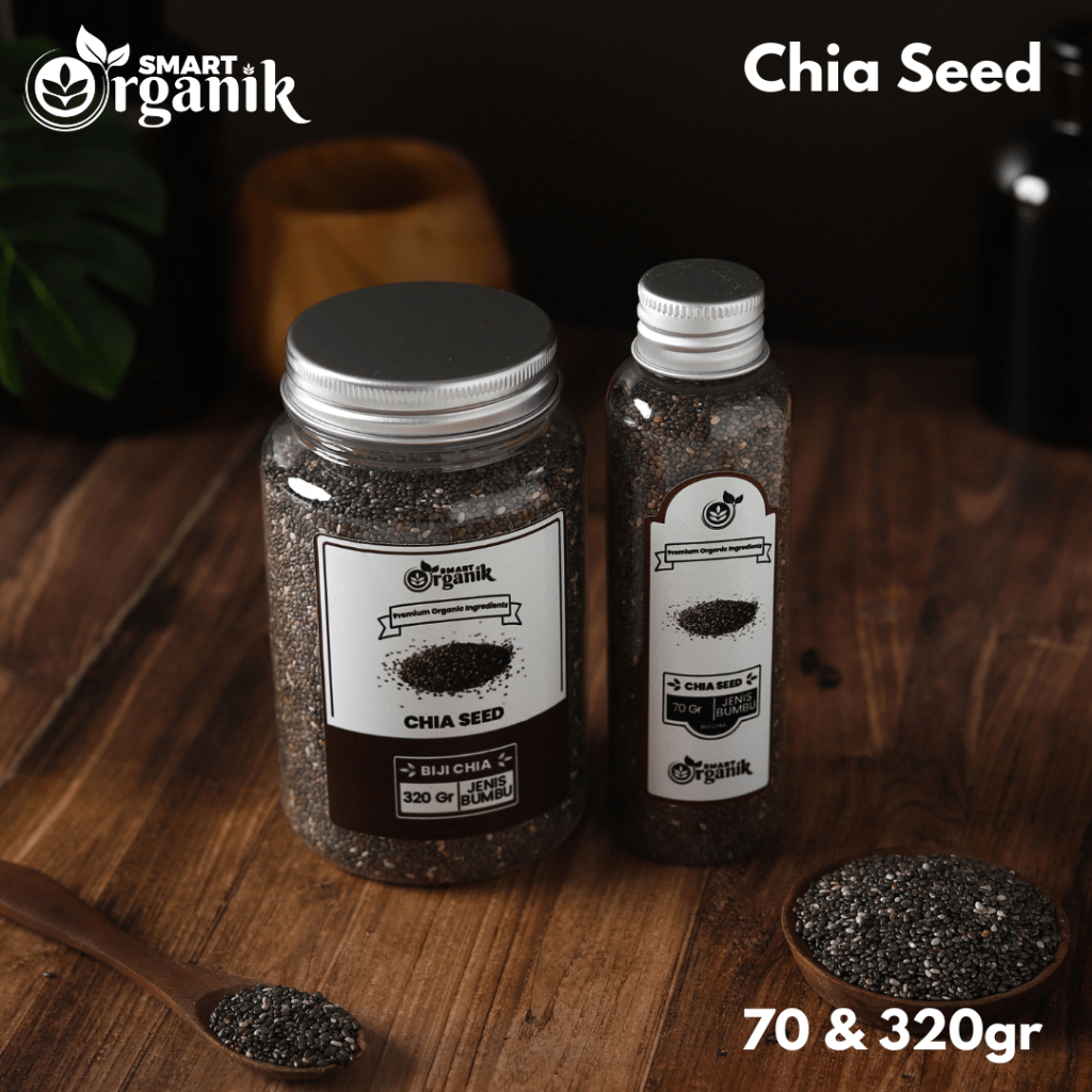 Jual Biji Chia Seed Organik Premium Asli Tanpa Campuran dan Pengawet By ...