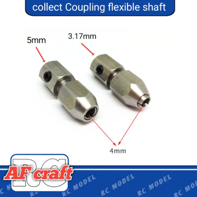 Jual collect coupling connector flexible shaft RC boat | Shopee Indonesia