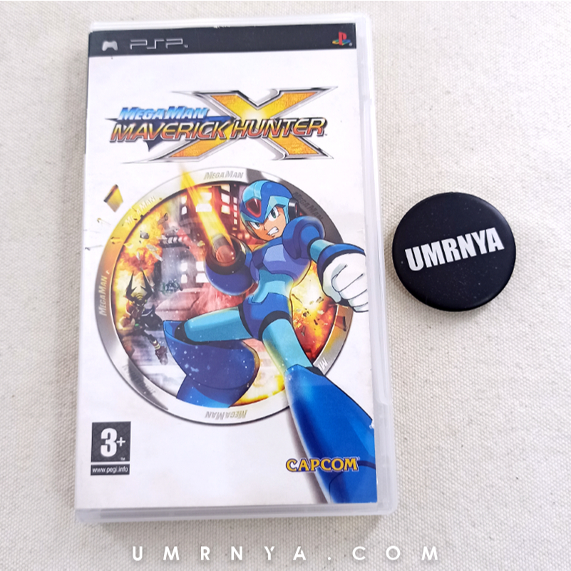 Jual Kaset CD Mega Man Maverick Hunter X 10 PSP UMD Disk Game PS Games ...