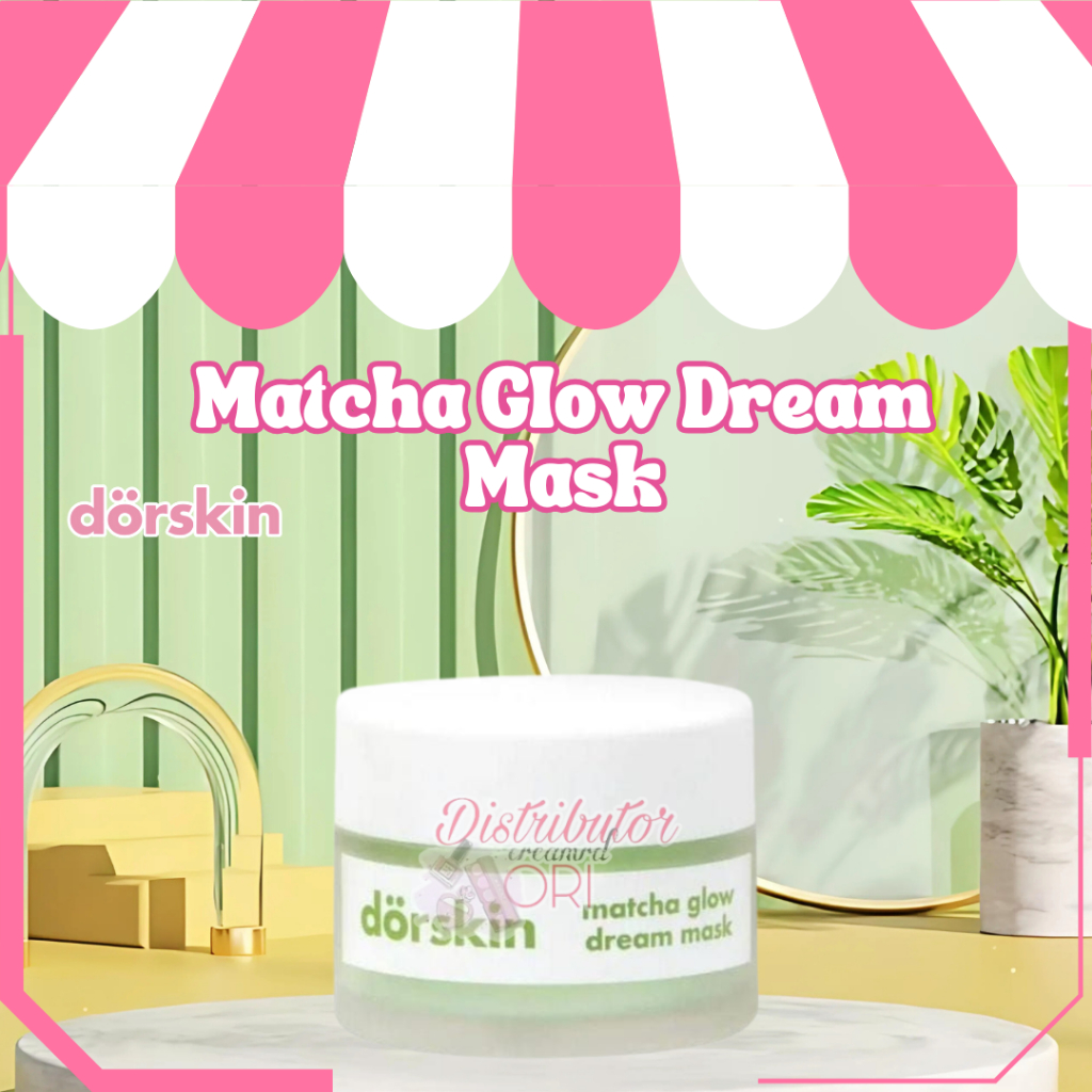 Jual READY Dorskin Matcha Glow Dream Sleeping Mask Brightening Masker ...