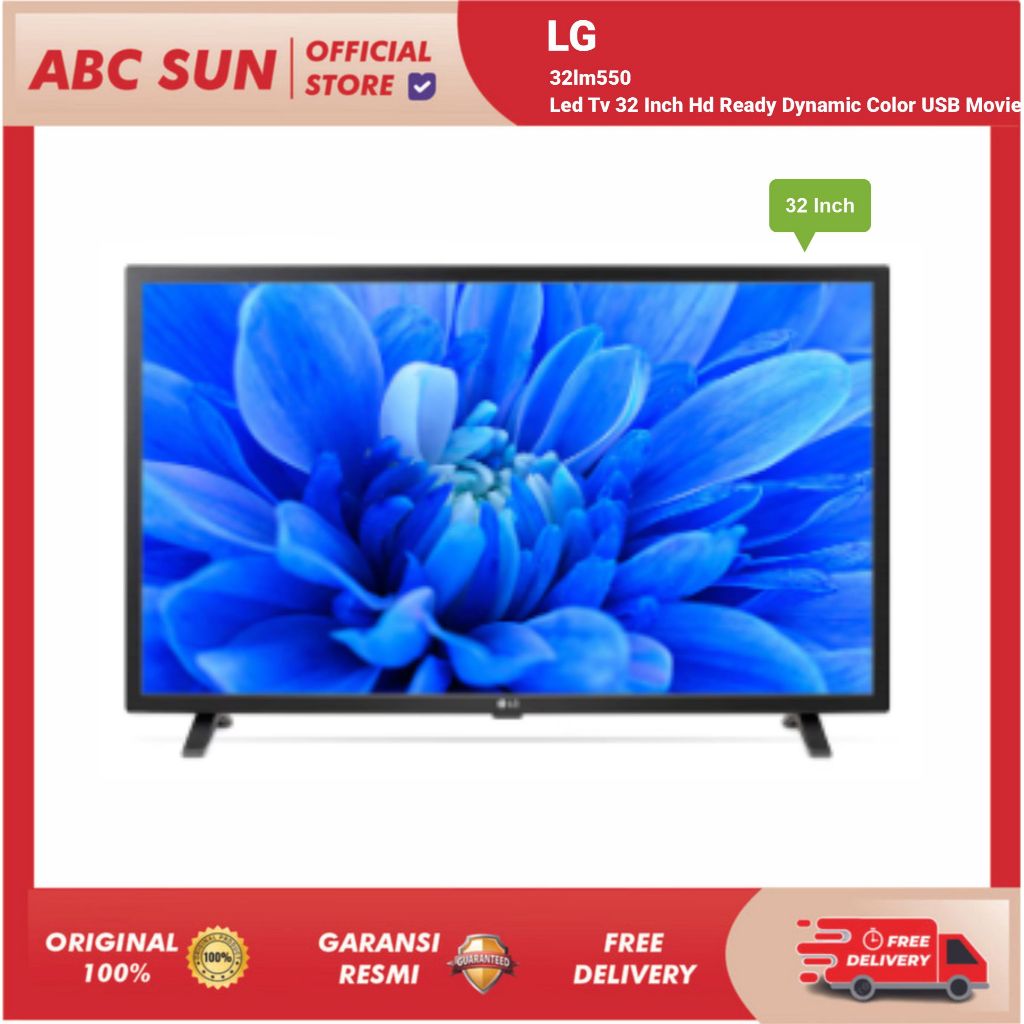 Jual LG 32lm550 Led Tv 32 Inch Hd Ready Digital Tv Usb Movie | Shopee ...