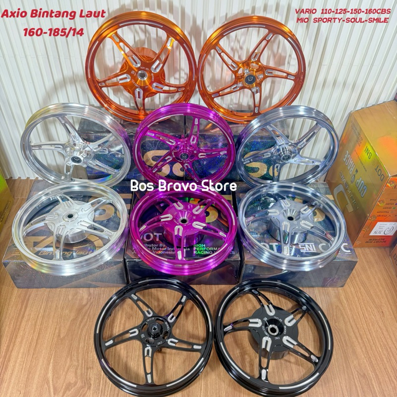 Jual Velg Axio Bintang Laut Series Racing Vario 110 125 150 160 CBS Beat Scoopy Genio Mio Sporty ...